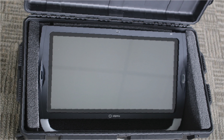 zSpace AIO packing instructions for Pelican Case