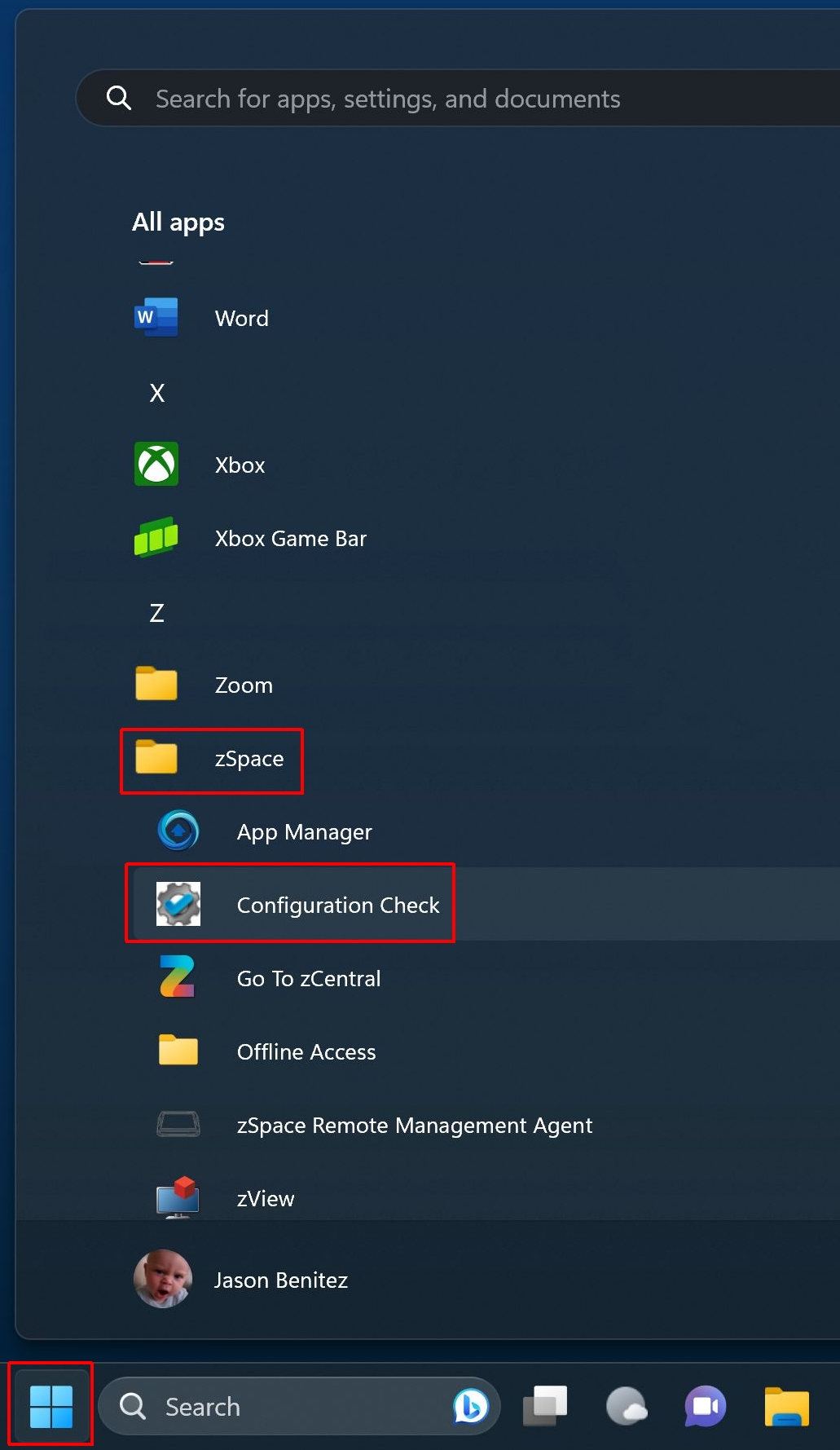zSpace Configuration Check User Guide